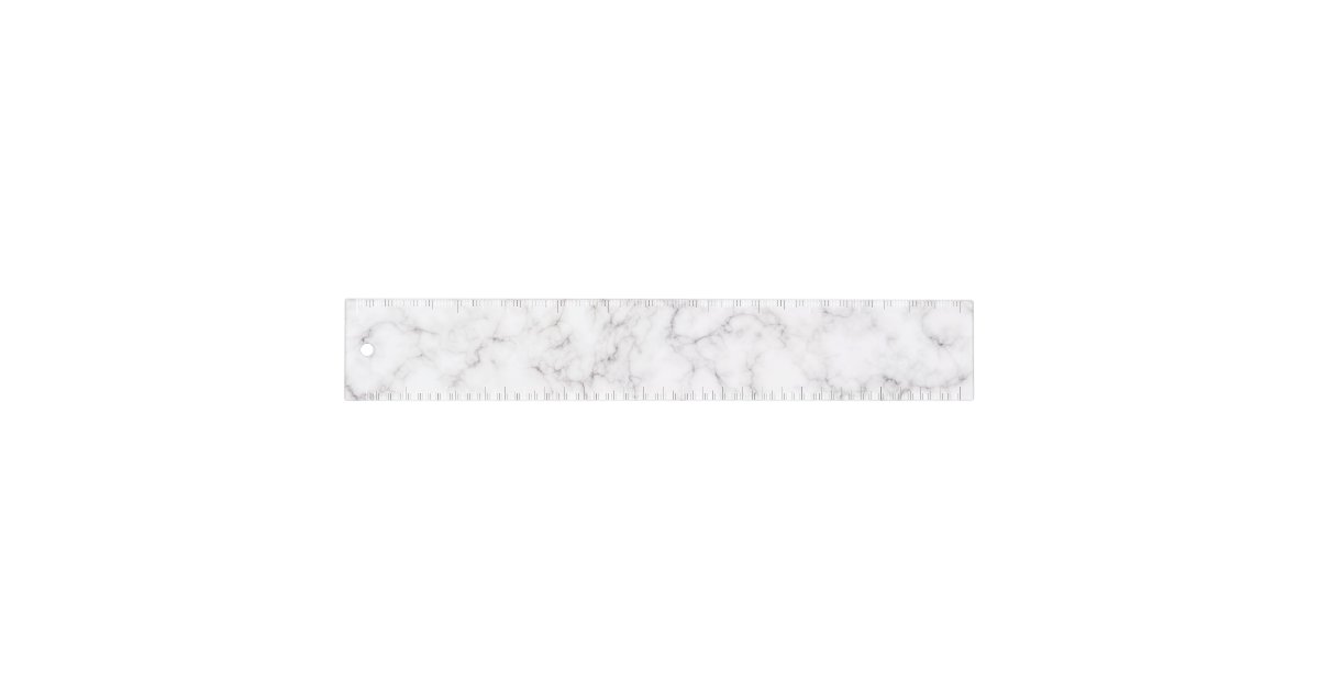 Elegant Marble style Ruler | Zazzle