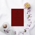 Elegant Maroon Law Attorney Graduation Party Foil Invitation | Zazzle