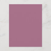 Elegant Mauve Wedding Details Card | Zazzle