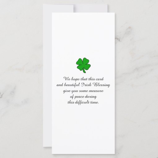 Elegant Memorial Service Card | Zazzle