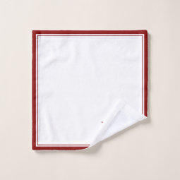 Elegant Merry & Bright Festive Christmas Bath Towel Set | Zazzle