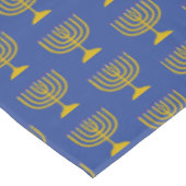Elegant Mid Blue | Chanukah Hanukkiyah | MENORAH Tablecloth | Zazzle