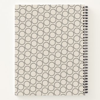 Elegant Mid-Century Modern Personalized Notebook | Zazzle
