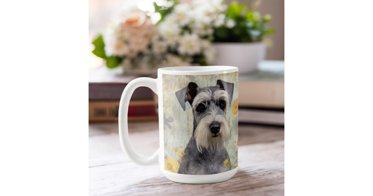 Elegant Mini Schnauzer Coffee Mug | Zazzle