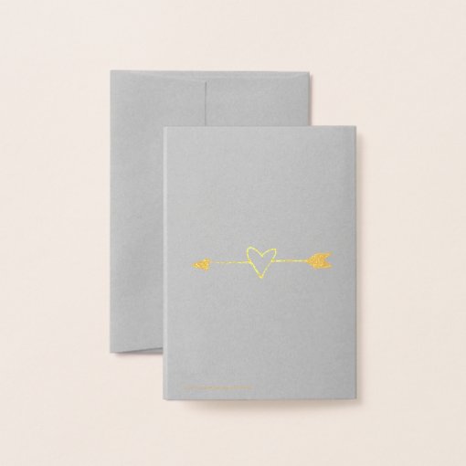 Elegant Mini Wedding Card | Zazzle