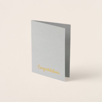 Elegant Mini Wedding Card | Zazzle