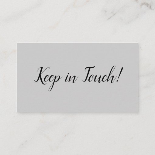 Elegant, Minimal Change of Address Gray Card | Zazzle