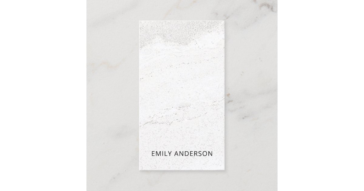 ELEGANT MINIMAL STONE TEXTURE MODERN PROFESSIONAL BUSINESS CARD | Zazzle