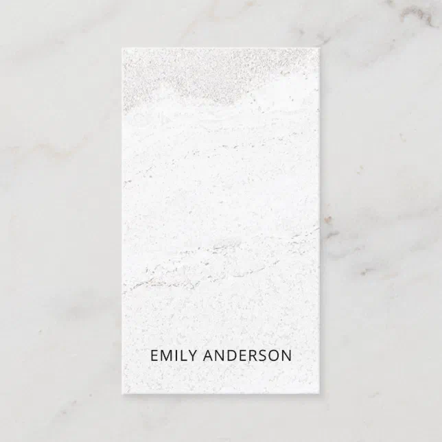 ELEGANT MINIMAL STONE TEXTURE MODERN PROFESSIONAL BUSINESS CARD | Zazzle