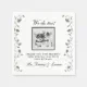 Elegant Minimal We Do Too Dog Pet Kids Wedding Napkins | Zazzle