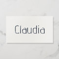 Elegant Minimalist Beauty Studio Skincare Raised Spot UV Business Card ...