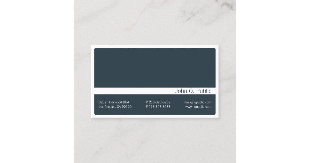 Elegant Minimalist Business Card | Zazzle