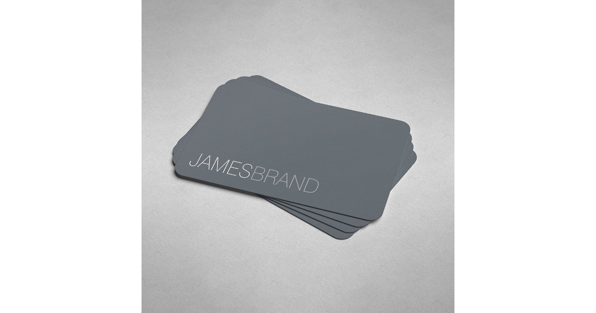 Elegant Minimalist Business Card | Zazzle