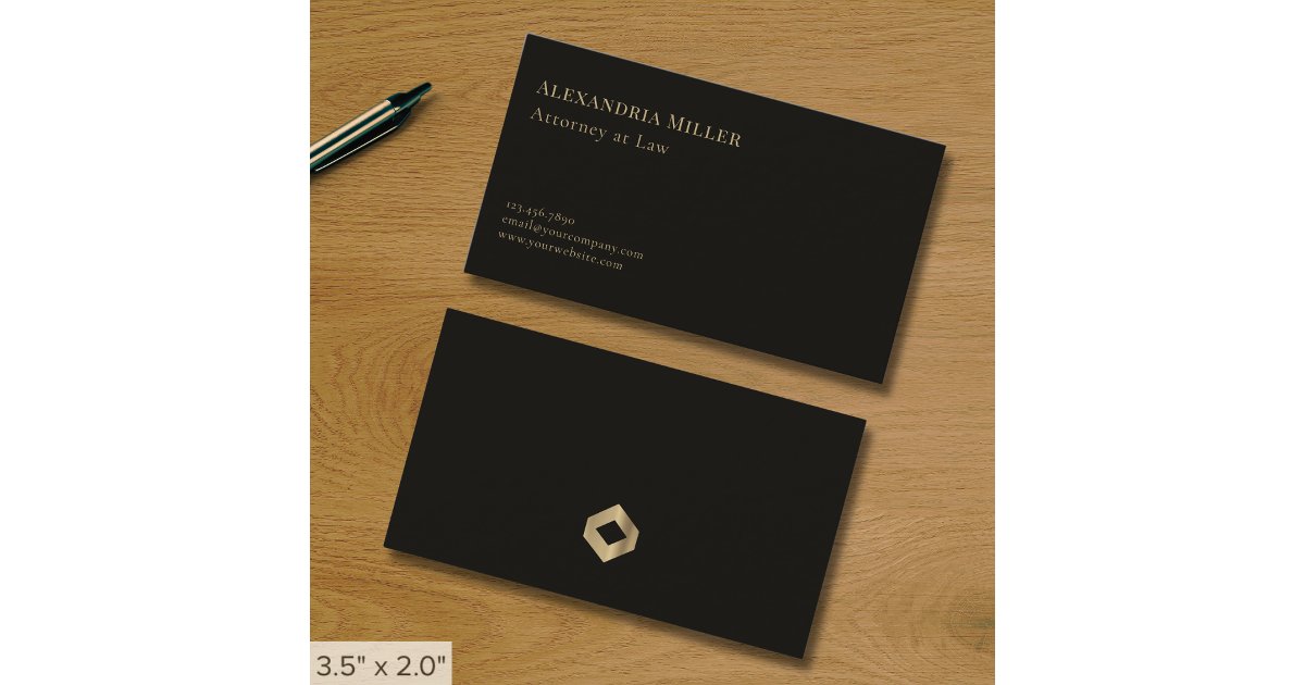 Elegant Minimalist Business Card | Zazzle