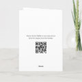 Elegant Minimalist Christmas 3 Photo QR code Holiday Card | Zazzle