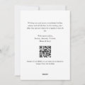 Elegant Minimalist Christmas Greeting QR code Holiday Card | Zazzle