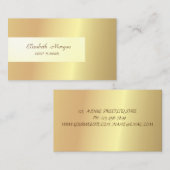 Elegant Minimalist , Gold, Simple Business Card | Zazzle