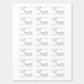 Elegant Minimalist Script The Night Before Matchboxes | Zazzle