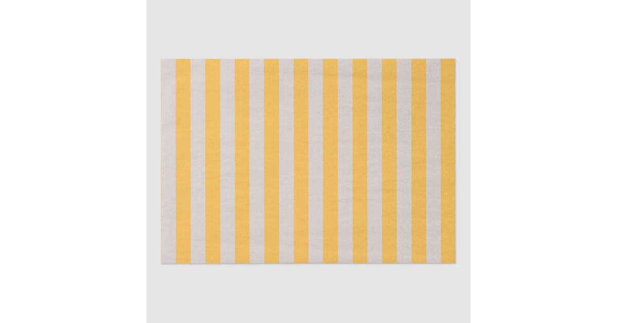 Elegant Minimalist Yellow White Stripes Pattern Tissue Paper | Zazzle