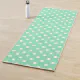 Elegant Mint Green Fitness Modern Template Yoga Mat | Zazzle