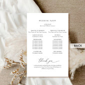 Elegant Modern and Simple Wedding Program | Zazzle