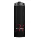 Elegant Modern Black Red Script Monogram Thermal Tumbler | Zazzle