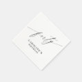 Elegant Modern Calligraphy 40th Birthday Napkins | Zazzle