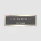 Elegant modern chic luminous gold shiny name tag | Zazzle