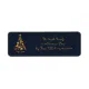 Elegant Modern Christmas Tree Return Address Label | Zazzle