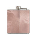 Elegant modern copper rose gold marble look flask | Zazzle