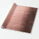 Elegant modern copper rose gold metallic wrapping paper | Zazzle