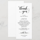 Elegant Modern Dinner Place Setting Thank You Card | Zazzle