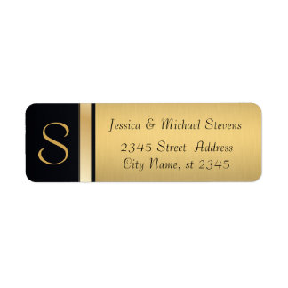 Elegant Return Address Labels & Templates | Zazzle
