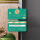 Elegant Modern Gold Teal Green Credit Card Logo | Zazzle