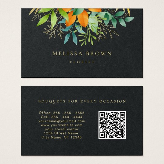 Elegant Modern Greenery Botanical QR Code | Zazzle.com