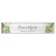 Elegant Modern Greenery Tropical Leaves Business Desk Name Plate | Zazzle