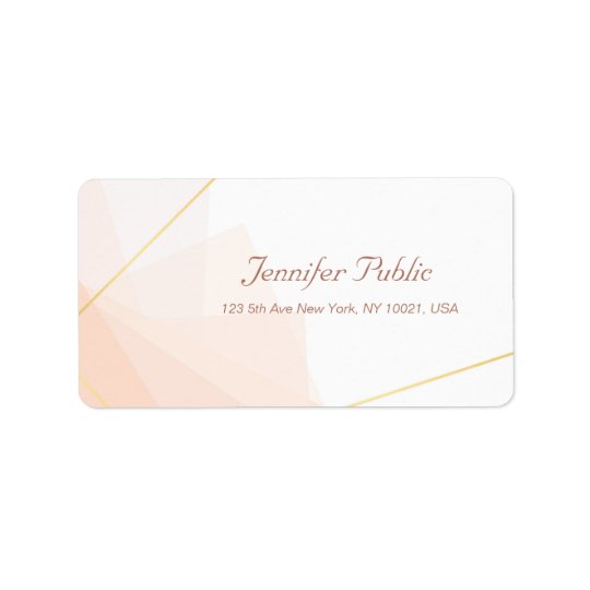 Elegant Modern Handwritten Name Simple Address Label | Zazzle.com