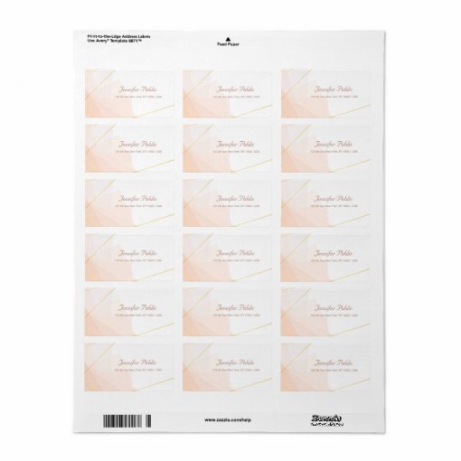 Elegant Modern Handwritten Name Simple Address Label | Zazzle