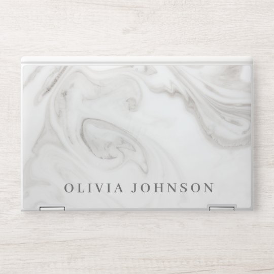 Elegant Modern Marble Pattern HP Laptop Skin | Zazzle.com