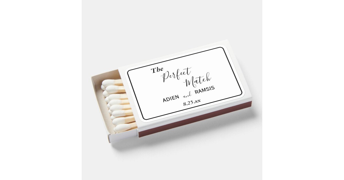 Elegant Modern Matchboxes | Zazzle