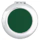 Elegant Modern Minimalist Forest Green Compact Mirror | Zazzle