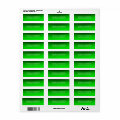 Elegant Modern Minimalist Green Color Label | Zazzle