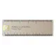 Elegant Modern Pastel Beige Gradient Gold 6" Ruler | Zazzle