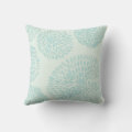 Elegant Modern Pastel Blue Floral Throw Pillow | Zazzle