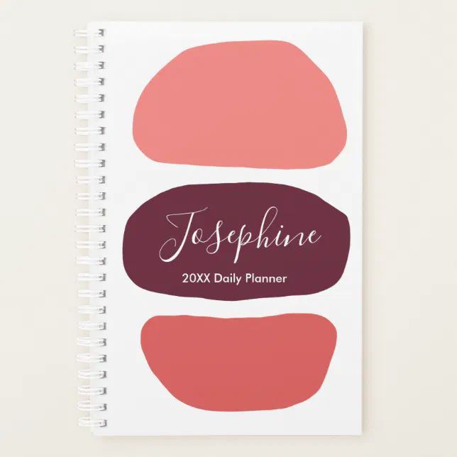 Elegant Modern Professional Business Daily Planner | Zazzle