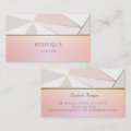 Elegant Modern Professional Geometric Business Card | Zazzle
