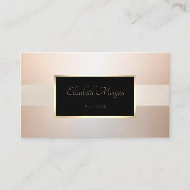 Elegant Modern Professional Luminous Frame Business Card | Zazzle