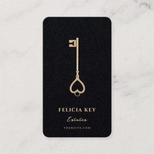 Elegant Modern Realtor Real Estate Agent Monogram Business Card | Zazzle