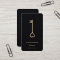 Elegant Modern Realtor Real Estate Agent Monogram Business Card | Zazzle