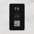 Elegant Modern Realtor Real Estate Agent Monogram Business Card | Zazzle